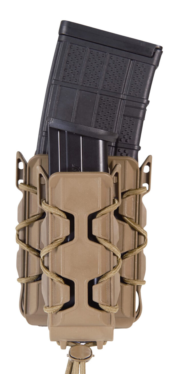 High Speed Gear 16DD01CB TACO Double Decker Double Coyote Brown Polymer ...
