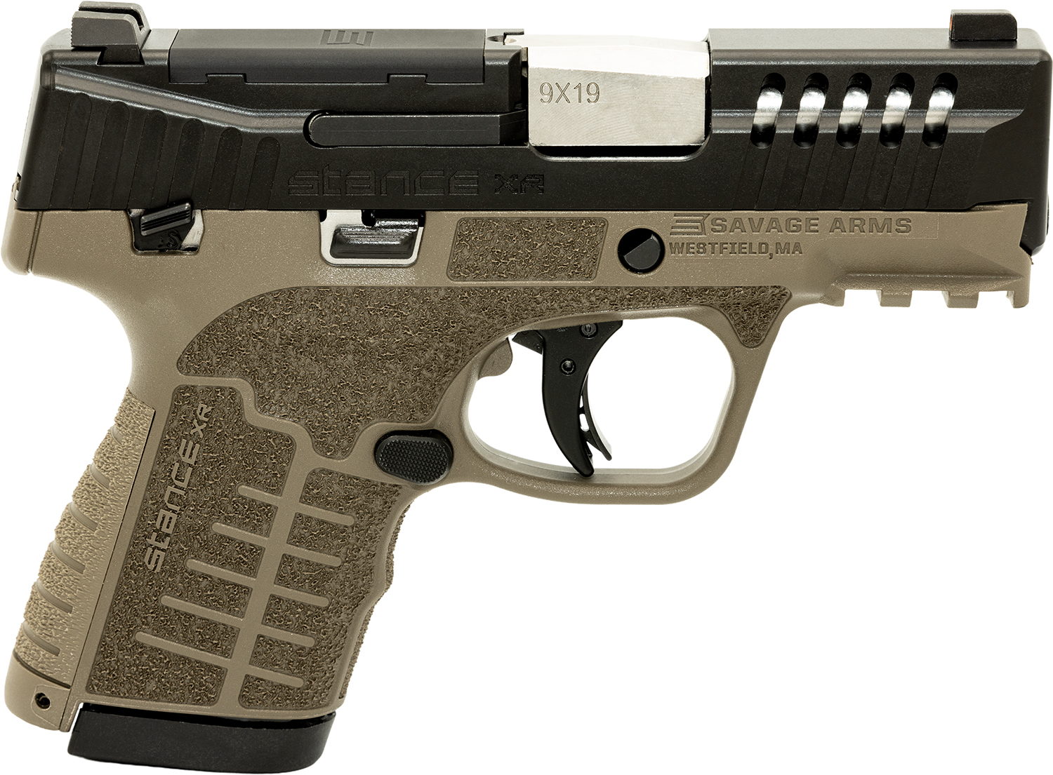 Savage Arms 67055 Stance XR 9mm 13+1 3.20" Natural Black Nitride Ported ...