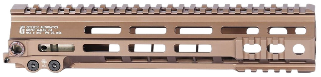 Geissele Automatics 051656S Super Modular Rail Mk4 DDC Aluminum 10.50 ...