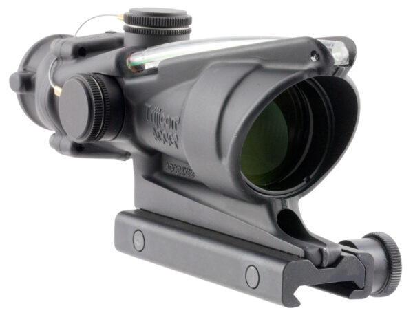 Trijicon 100224 ACOG Black Hardcoat Anodized 4x32mm Illuminated Green ...