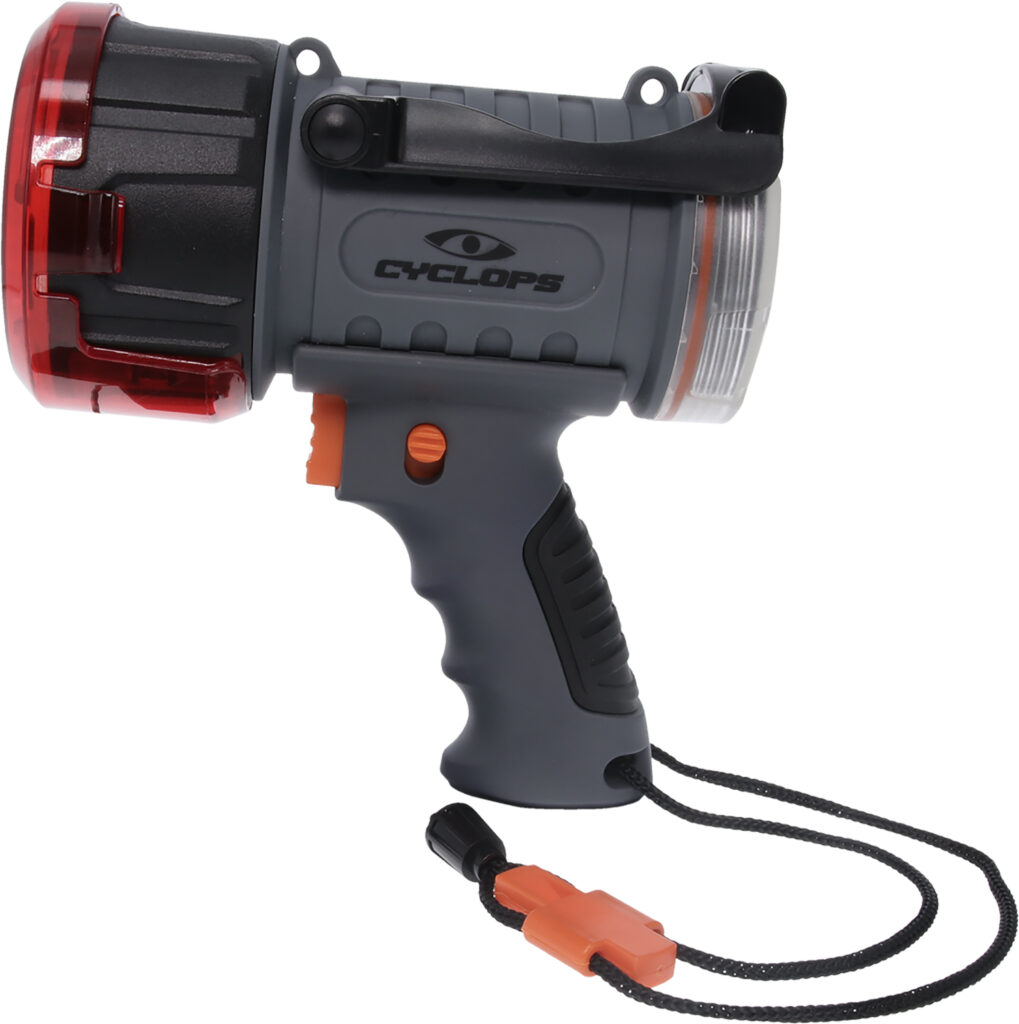 Cyclops CYC2000WP Spotlight w/Flood Light 500/200 Lumens Red/White CREE ...