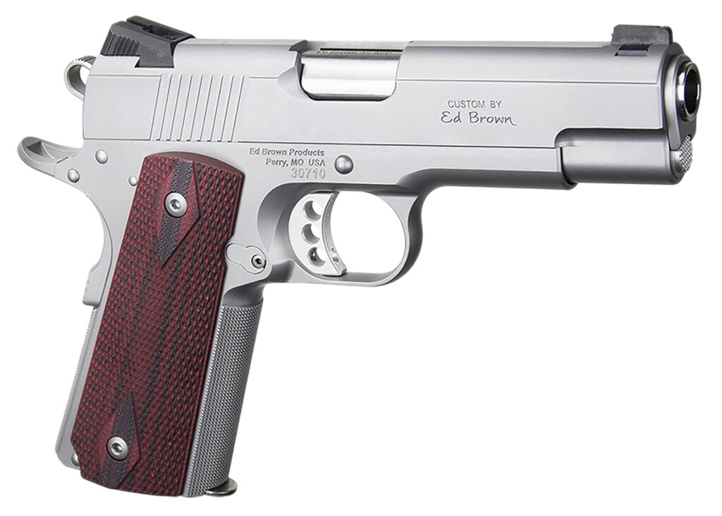 Ed Brown EC18SS45 1911 Executive Commander 45 ACP 4.25" Stainless Steel ...