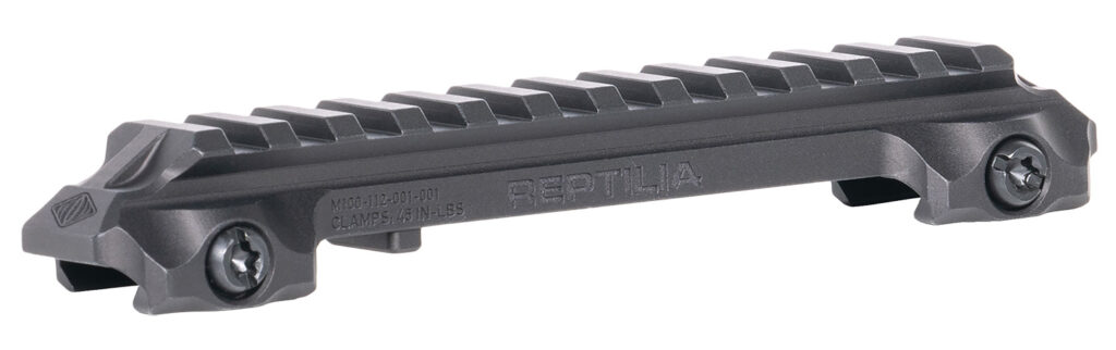 Reptilia LLC 100269 RMU Mount 12 Slot Black 7075-T6 Aluminum Mil-Spec ...